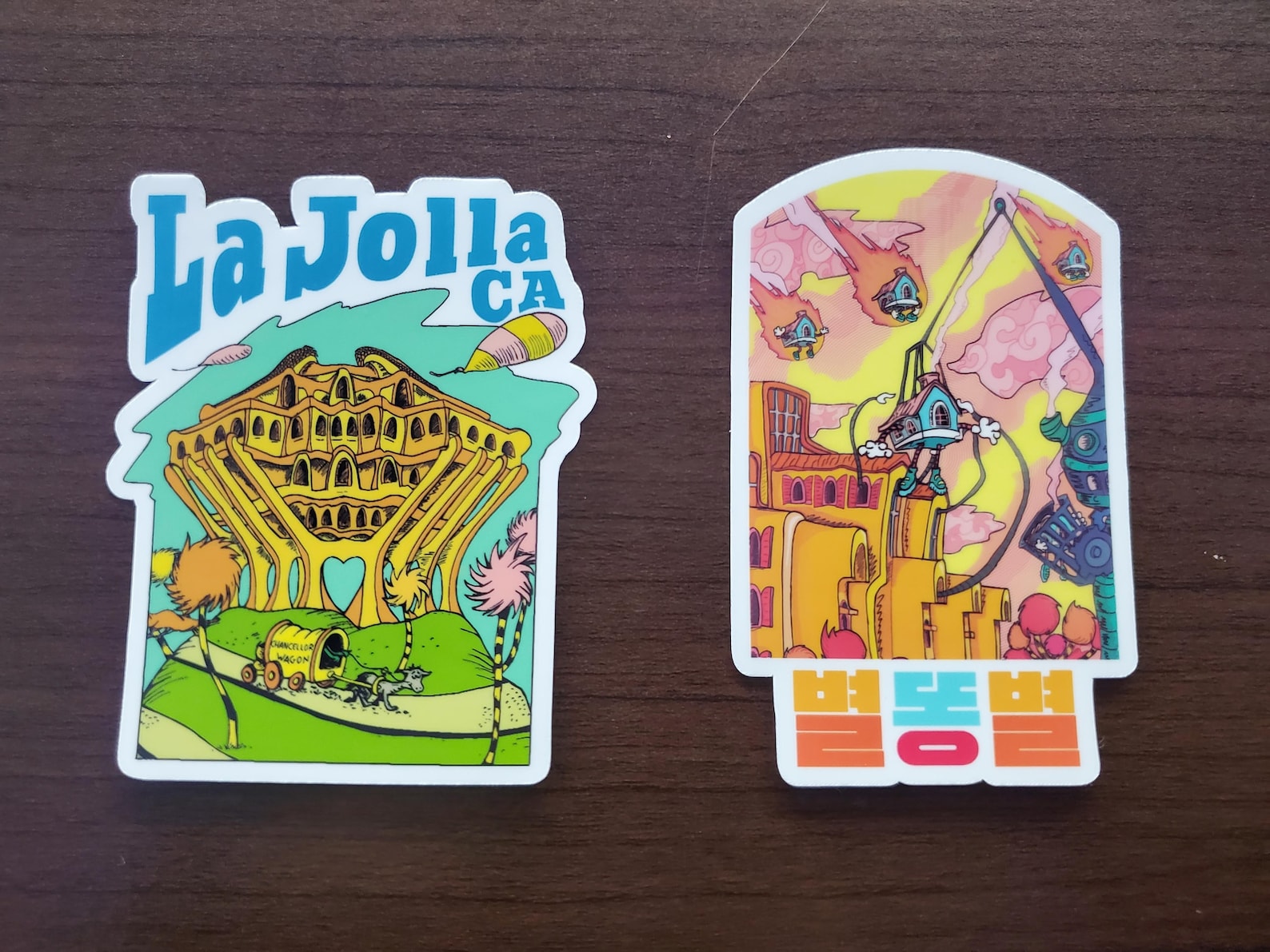 UCSD La Jolla Dr Seuss Stickers - Etsy