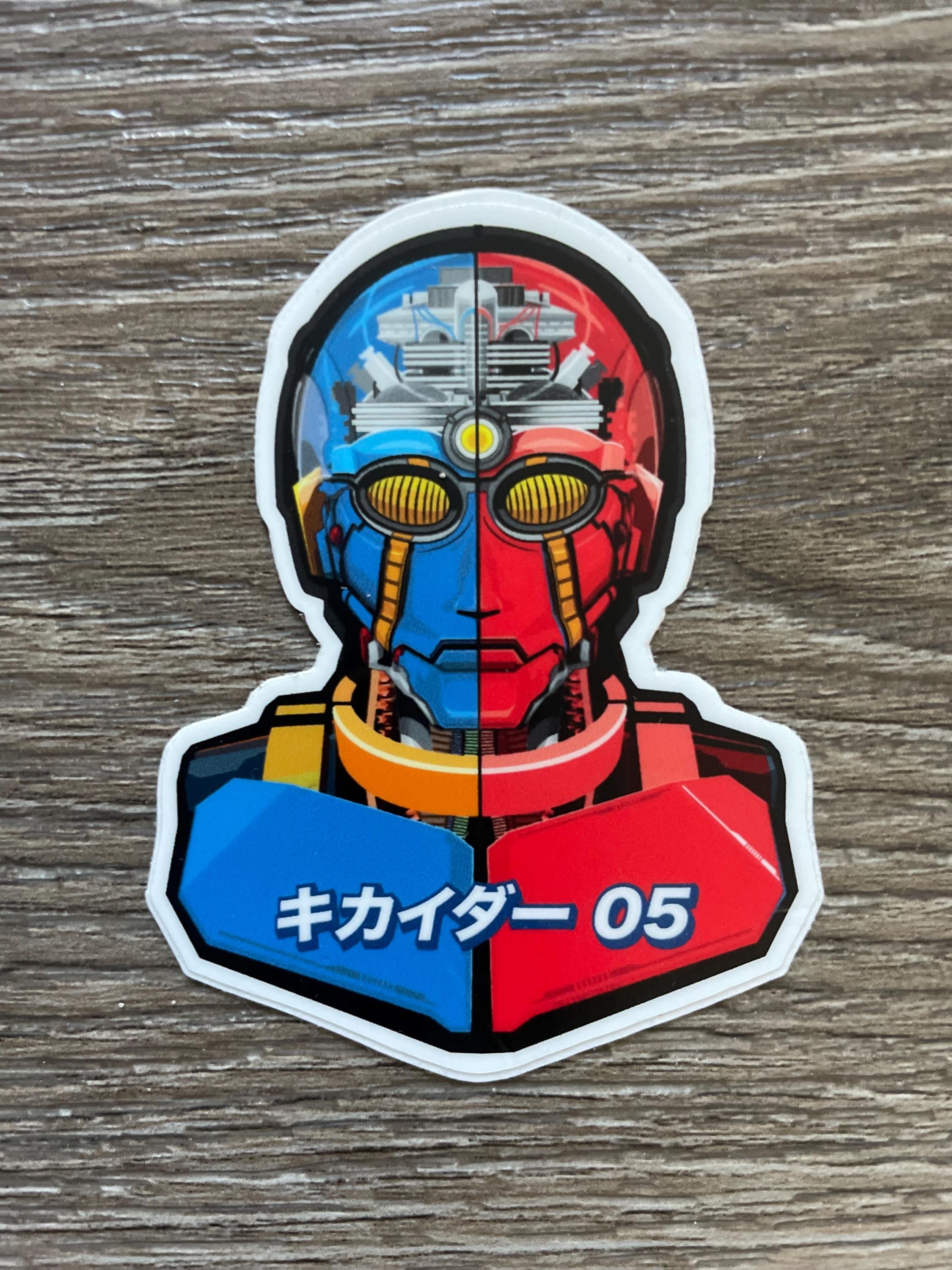 Retro 70s Anime Robot Stickers, Weatherproof Vinyl Die-cut - Etsy