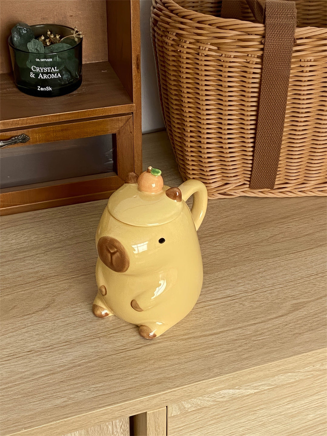 Cute Capybara Ceramic Mug, Animal Design Mug, Gift Packaging - Etsy