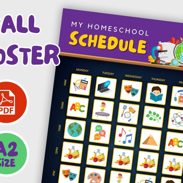 Velcro Kids Schedule - Etsy