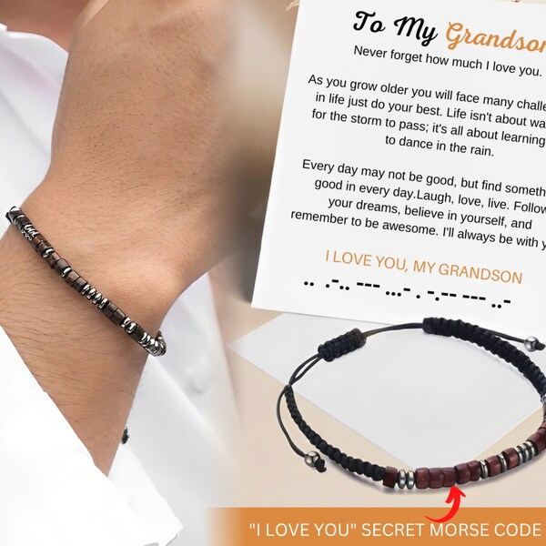 Morse Code I Love You Bracelets - Etsy