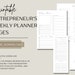 Printable Entrepreneur's Weekly Planner | Small Business Daily Planner ...