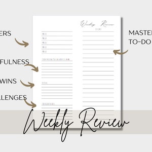 Printable Entrepreneur's Weekly Planner | Small Business Daily Planner ...
