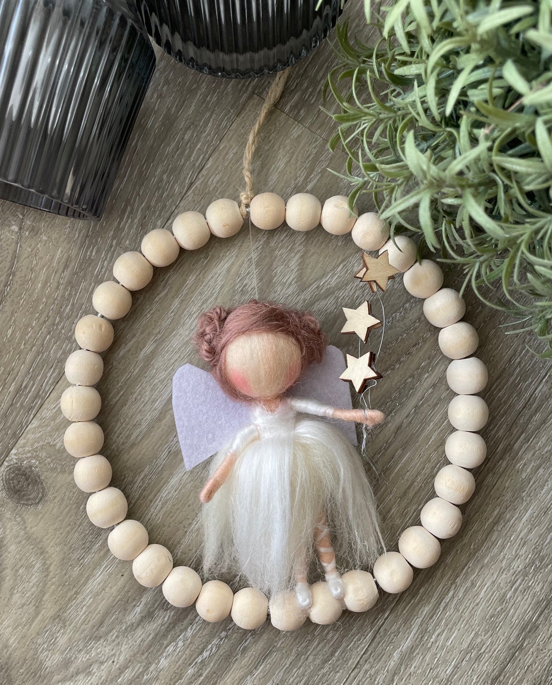 Guardian Angel Star Fairy Baptism Communion Nursery Christmas - Etsy