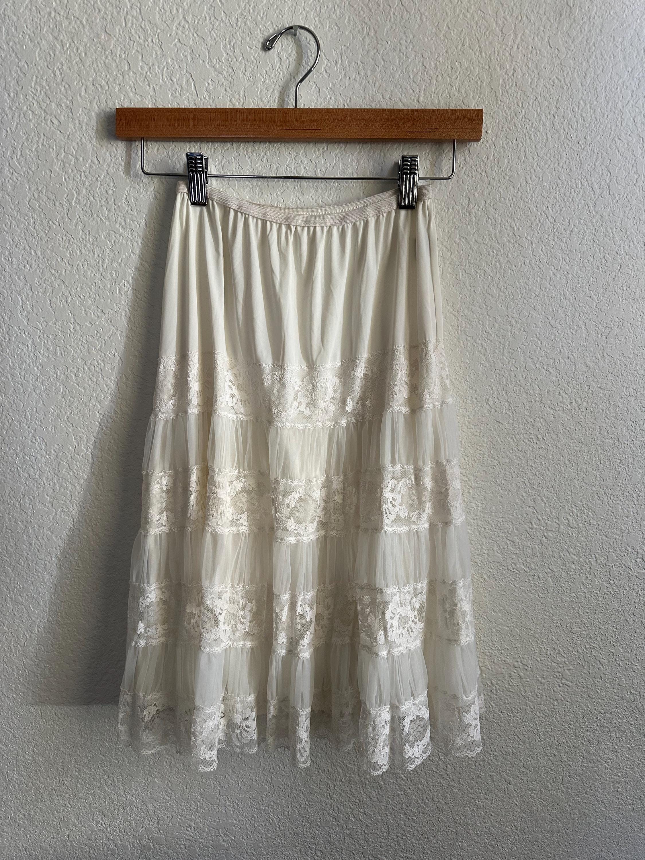 Adorable 1950's Super Frilly Nylon Lace Crinoline - Etsy