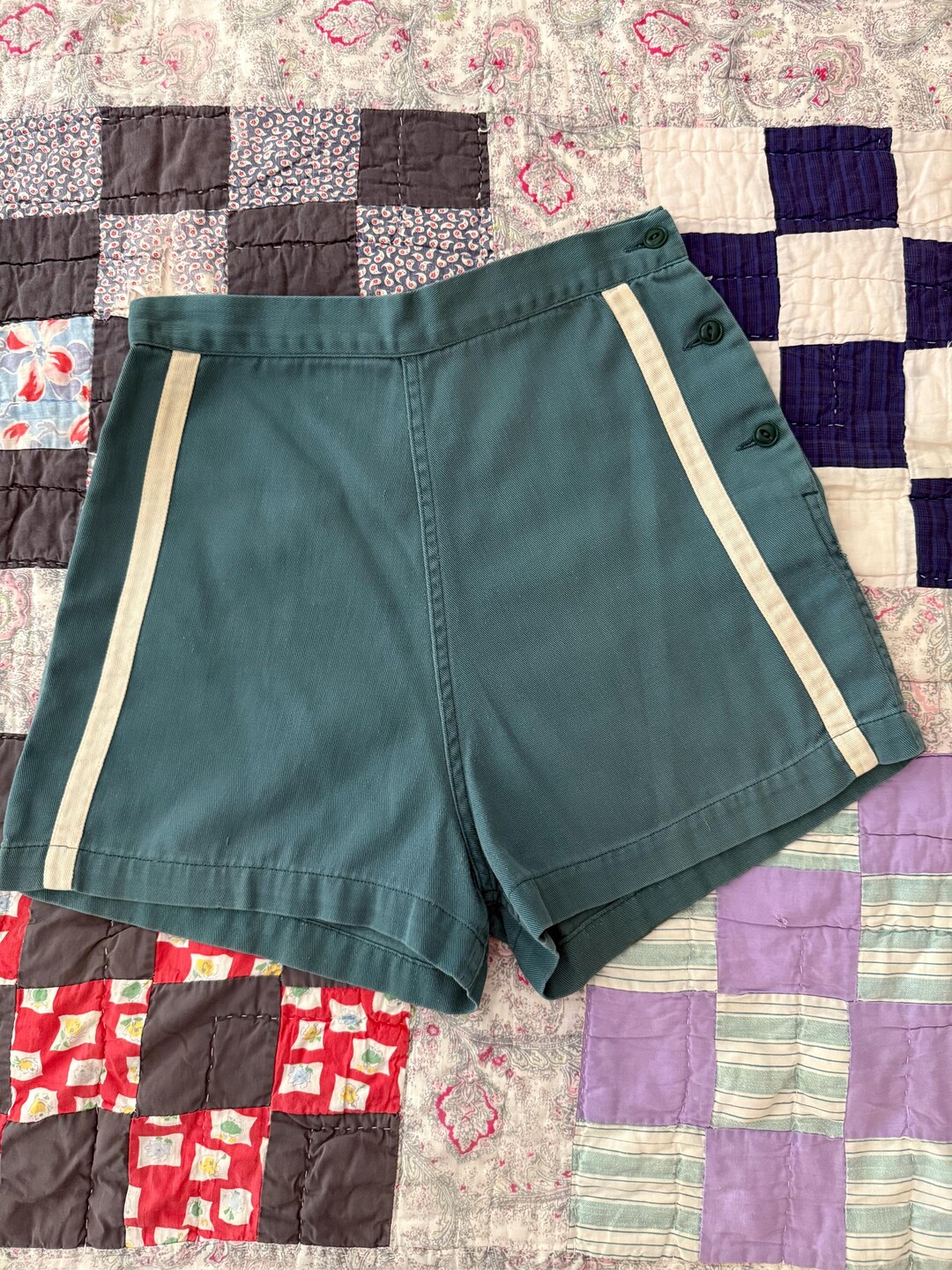 Adorable 1960's 1970's Girl Scouts Side Button Shorts - Etsy