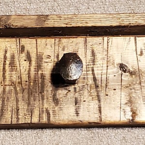 Rustic Railroad Spike Coat Rack - Etsy