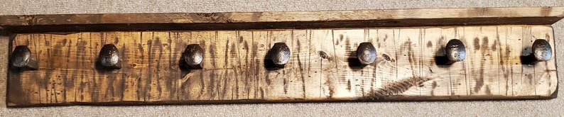 Rustic Railroad Spike Coat Rack - Etsy