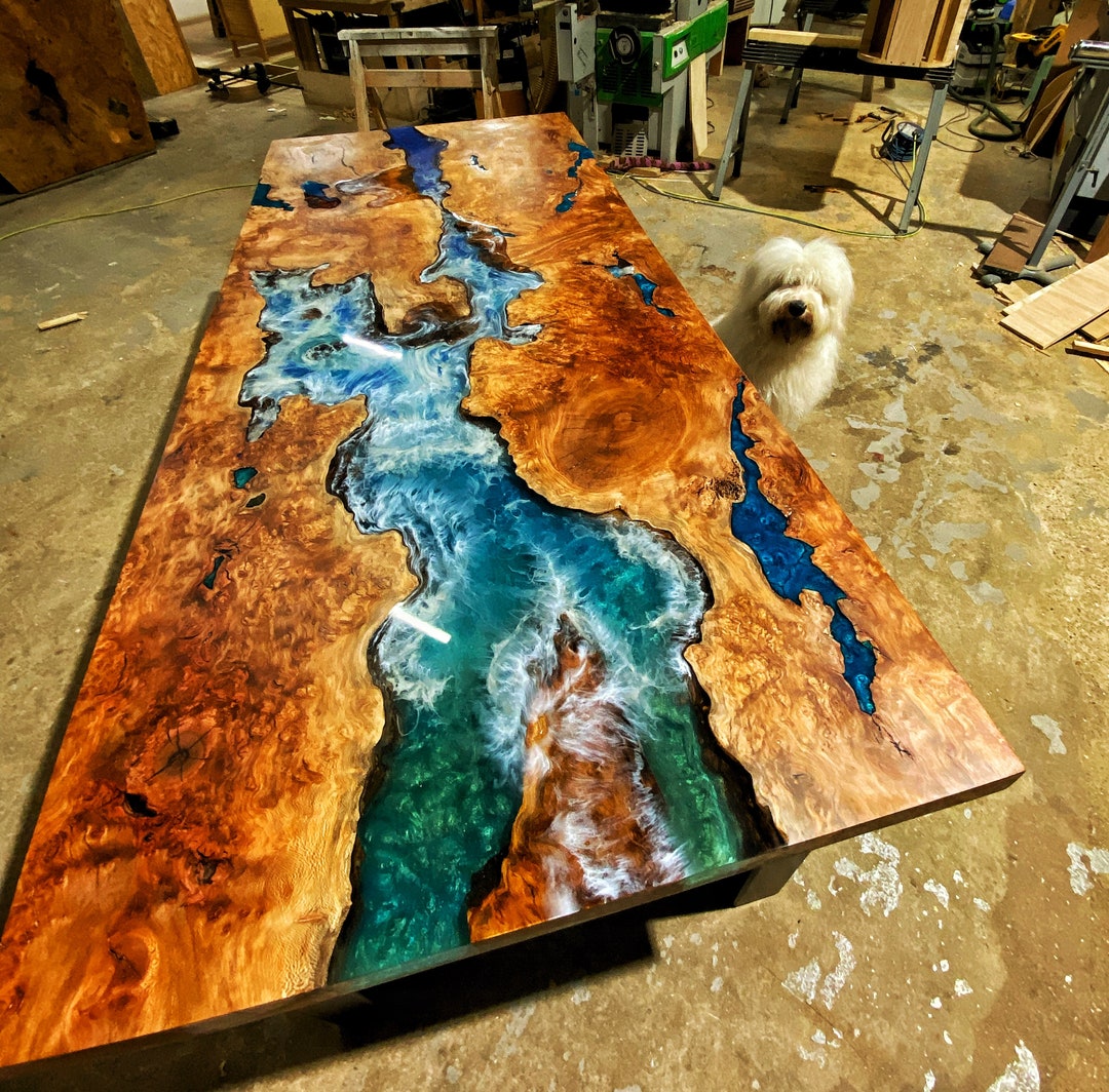 Vimur - Mythical Epoxy River Table - Etsy