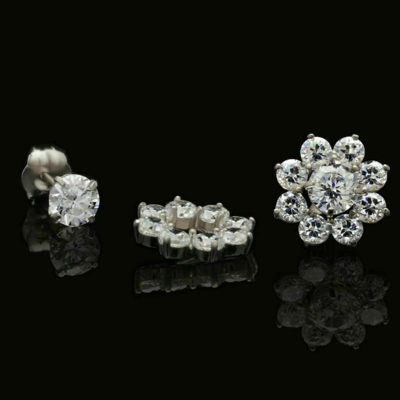 Earring Jackets for Diamond Studs - Etsy