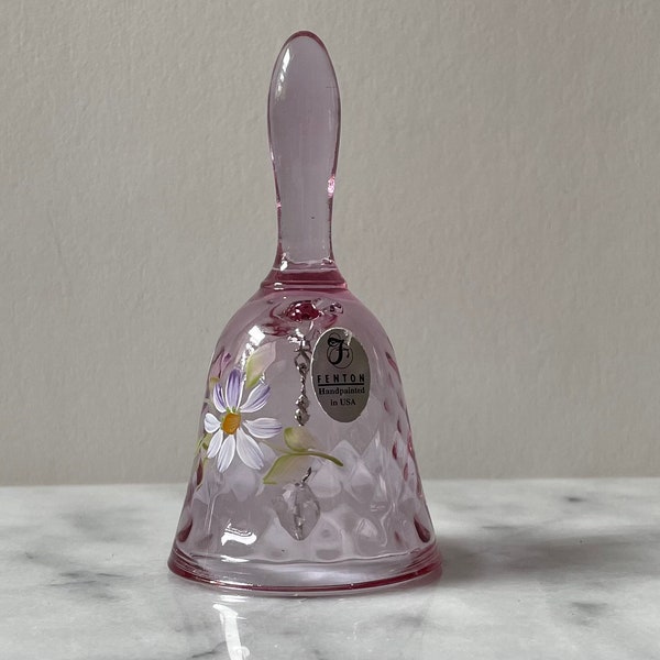 Fenton Pink Bell - Etsy