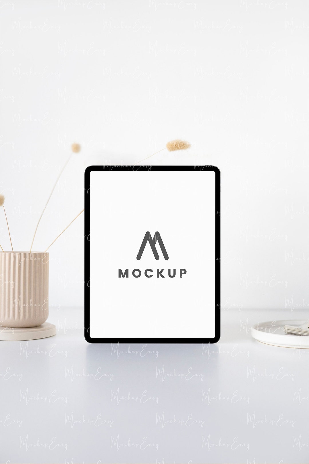 Minimal Tablet Mockup, iPad Screen Mockup, Digital Device Mockup ...
