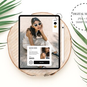 Boho Styled iPad Mockup, Apple Pencil Mockup, Laptop Mockup, Tablet ...