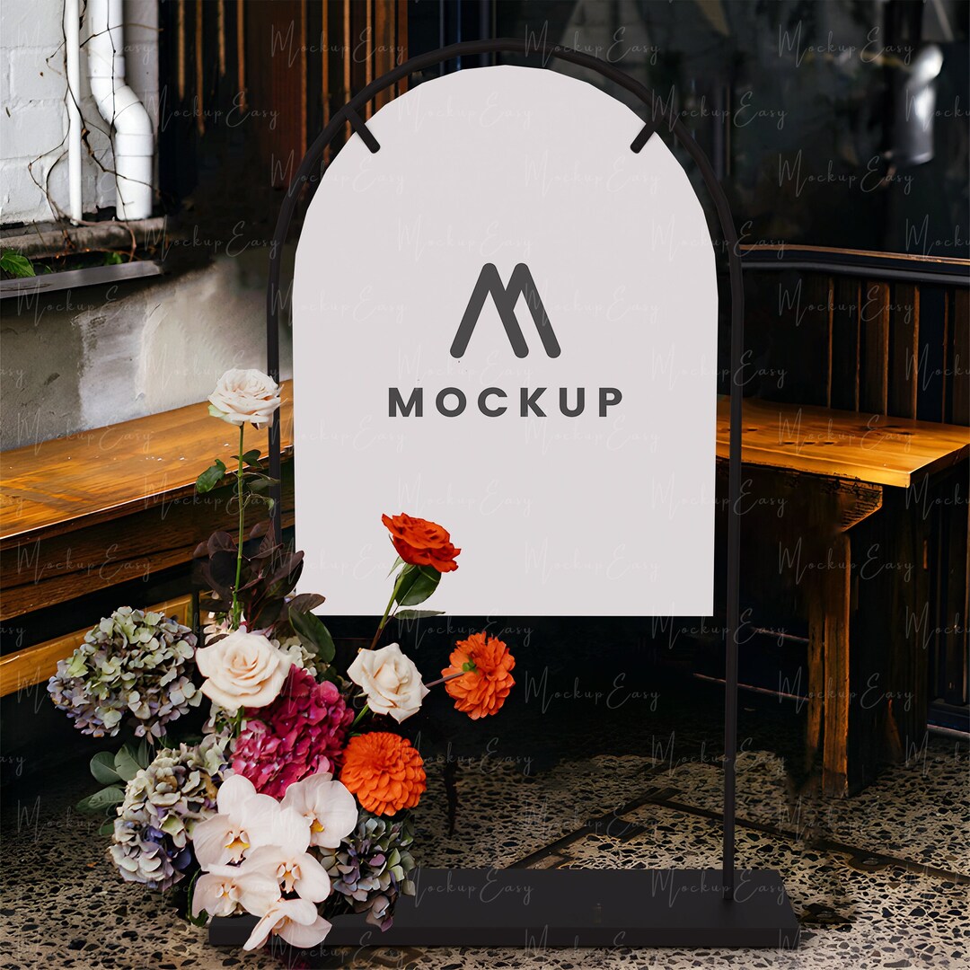 Arch Welcome Sign Mockup, Seating Chart Mockup, Wedding Sign Mockup ...