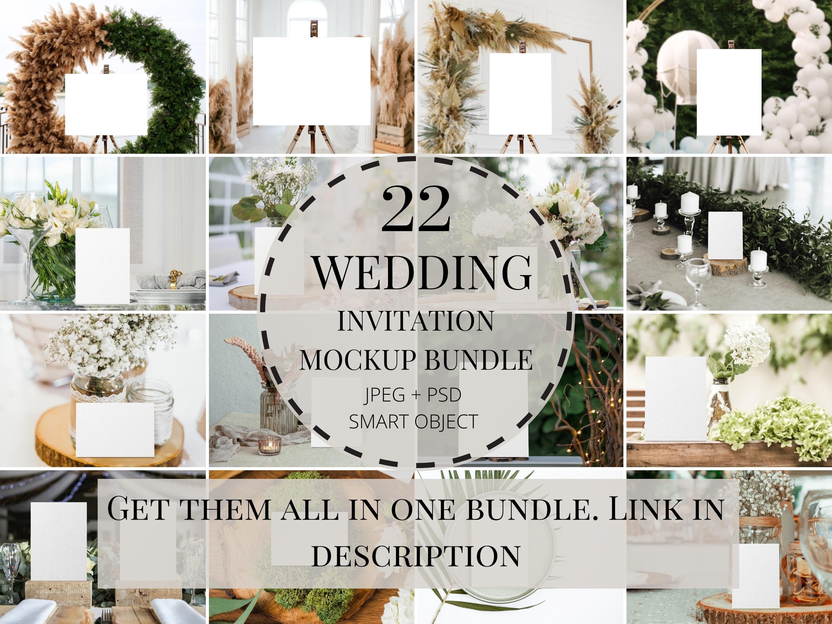 Milestone Card Mockup Greeting Card Mockup Wedding - Etsy