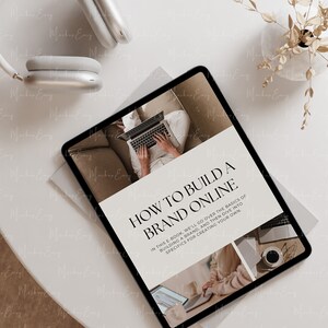 Styled iPad Mockup, Branding Mockup, Minimal Laptop Mockup, MacBook ...