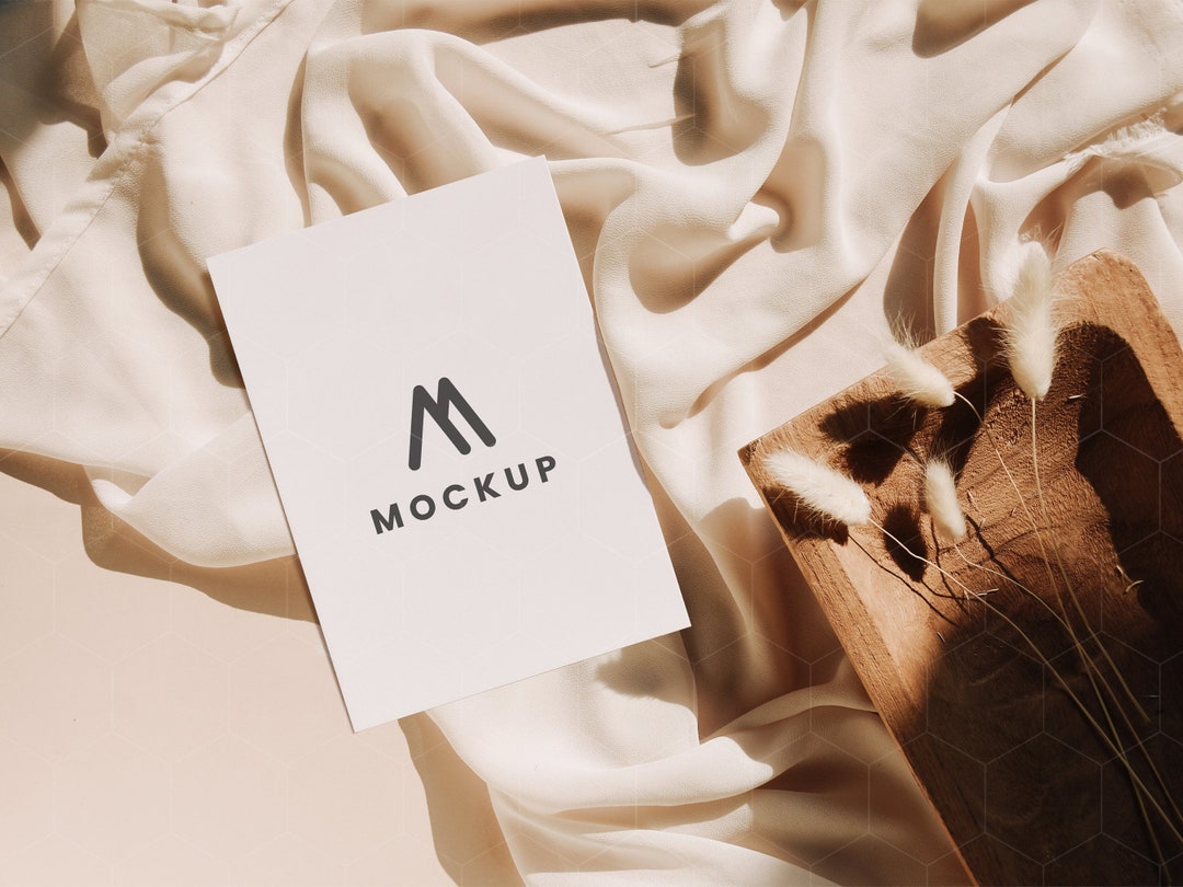 Rustic Wedding Invitation Mock Up, Greeting Card Mockup, Invite Mockup ...