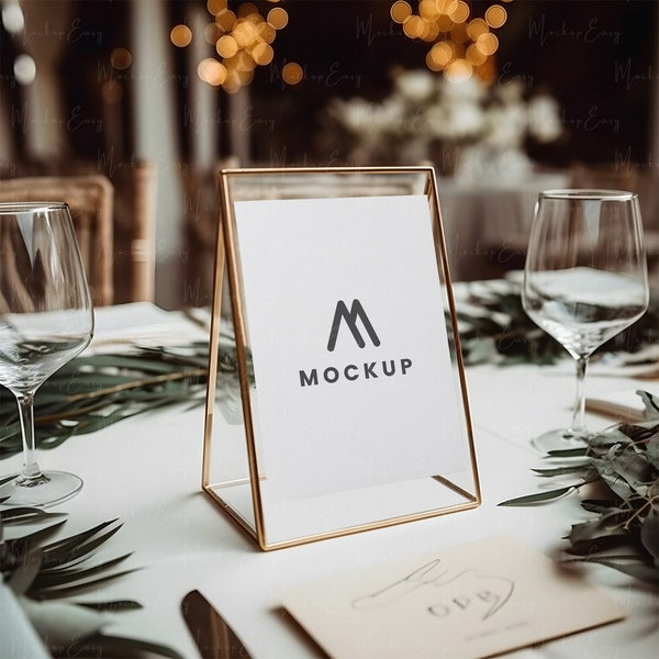 Gold Table Number - Etsy