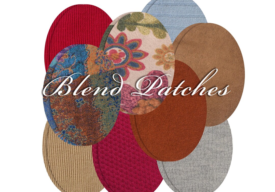 Pair of Elbow Patches / Green Elbow Patches / Sew-on - Etsy