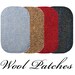Pair of Wool Elbow Patches for Sweater / Herringbobe Wool Elbow Patches ...