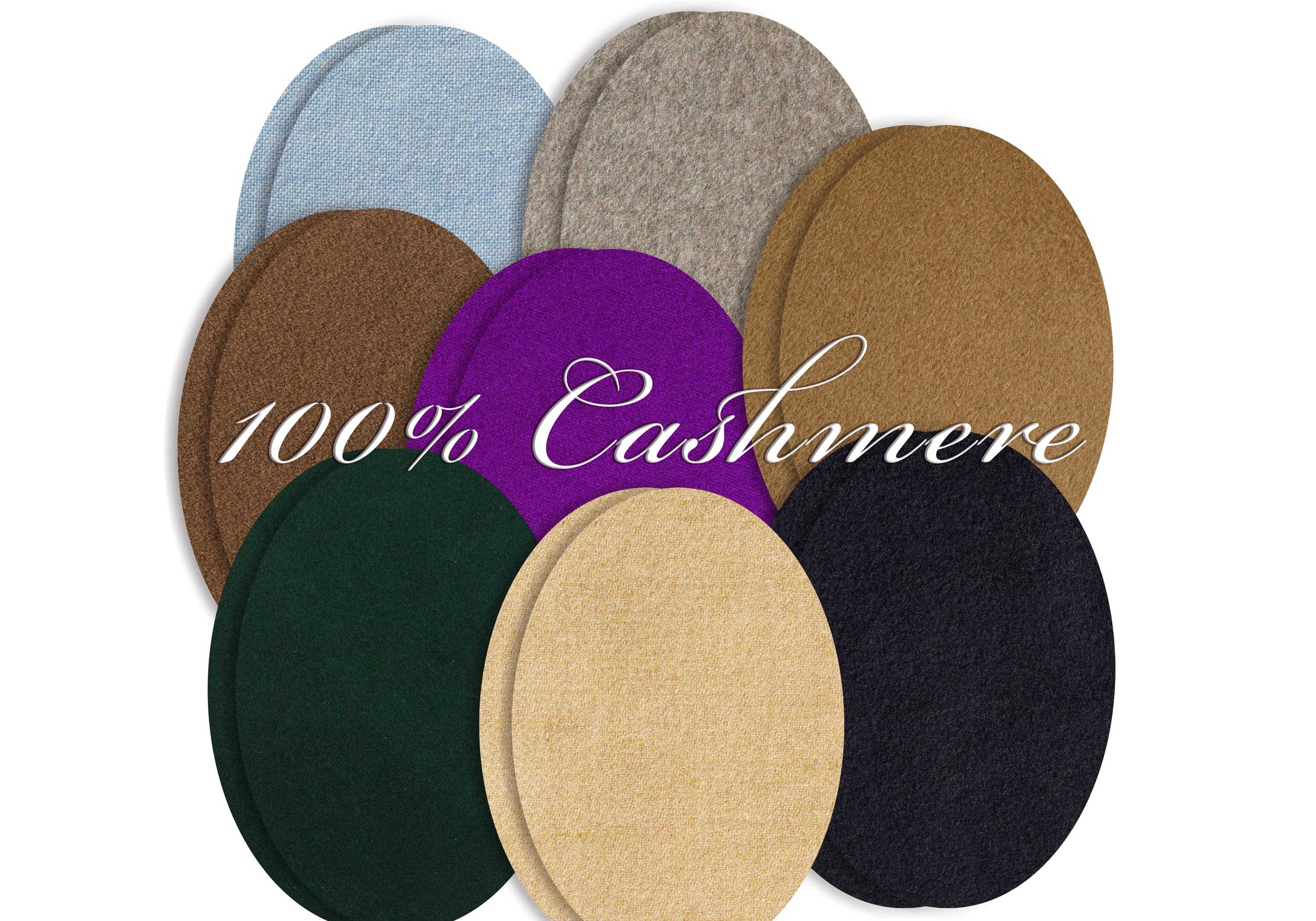 100% Cashmere Elbow Patches: Sew-on Sweater & Blazer Repair - Etsy