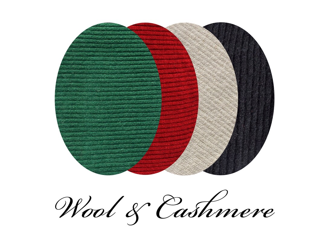 Oval Wool & Cashmere / Elbow Patches for Sweater / Pair of Elbow ...