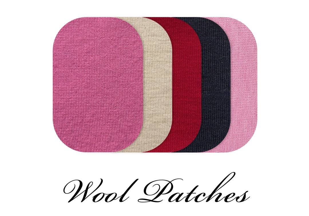 Pair of Fine Wool Elbow Patches / Wool Elbow Patches for Sweater ...