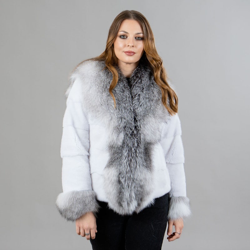 White Mink Fur - Etsy