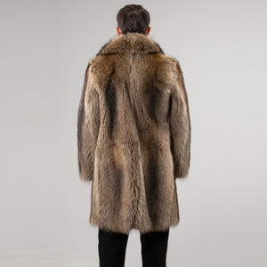 Men's Luxurious Raccoon Fur Coat - Etsy