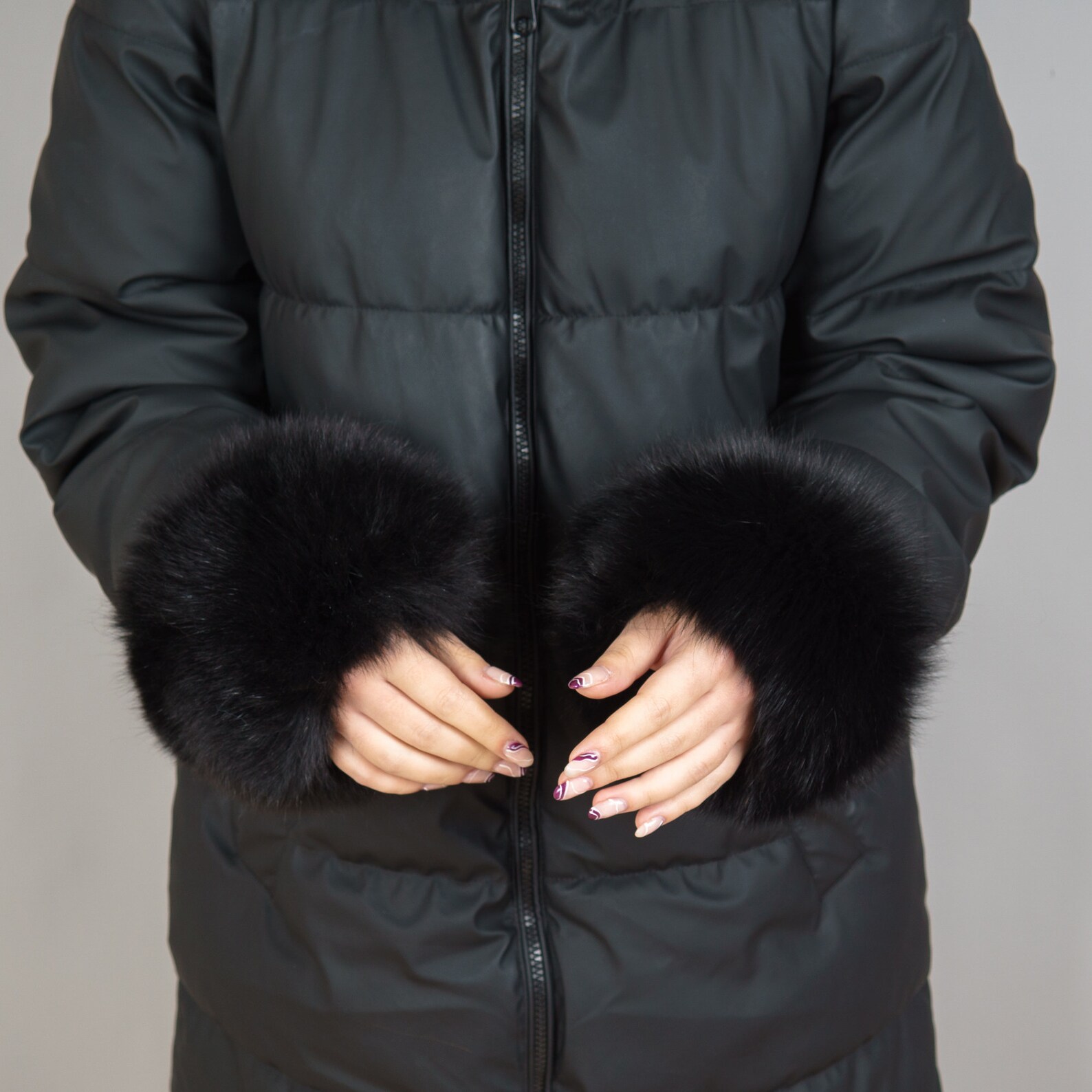 Luxurious Real Black Fox Fur Cuffs – Elegant Warmth & Universal Fit - Etsy