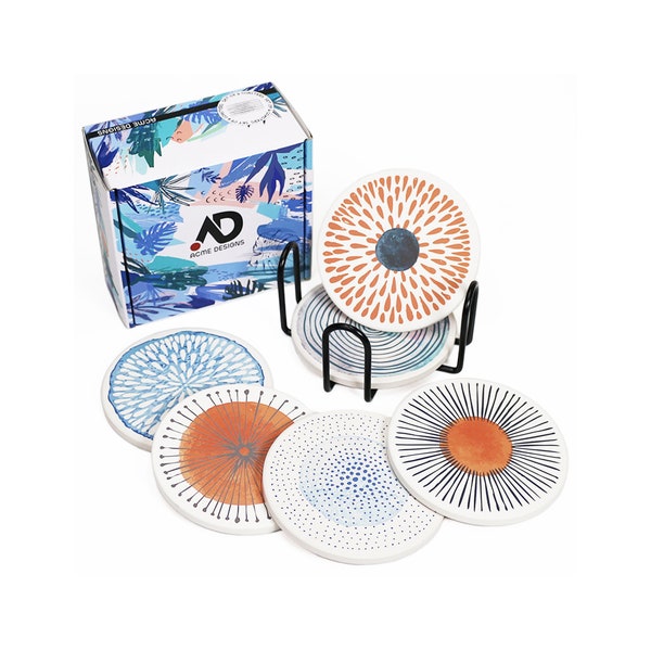 Art Deco Coasters - Etsy