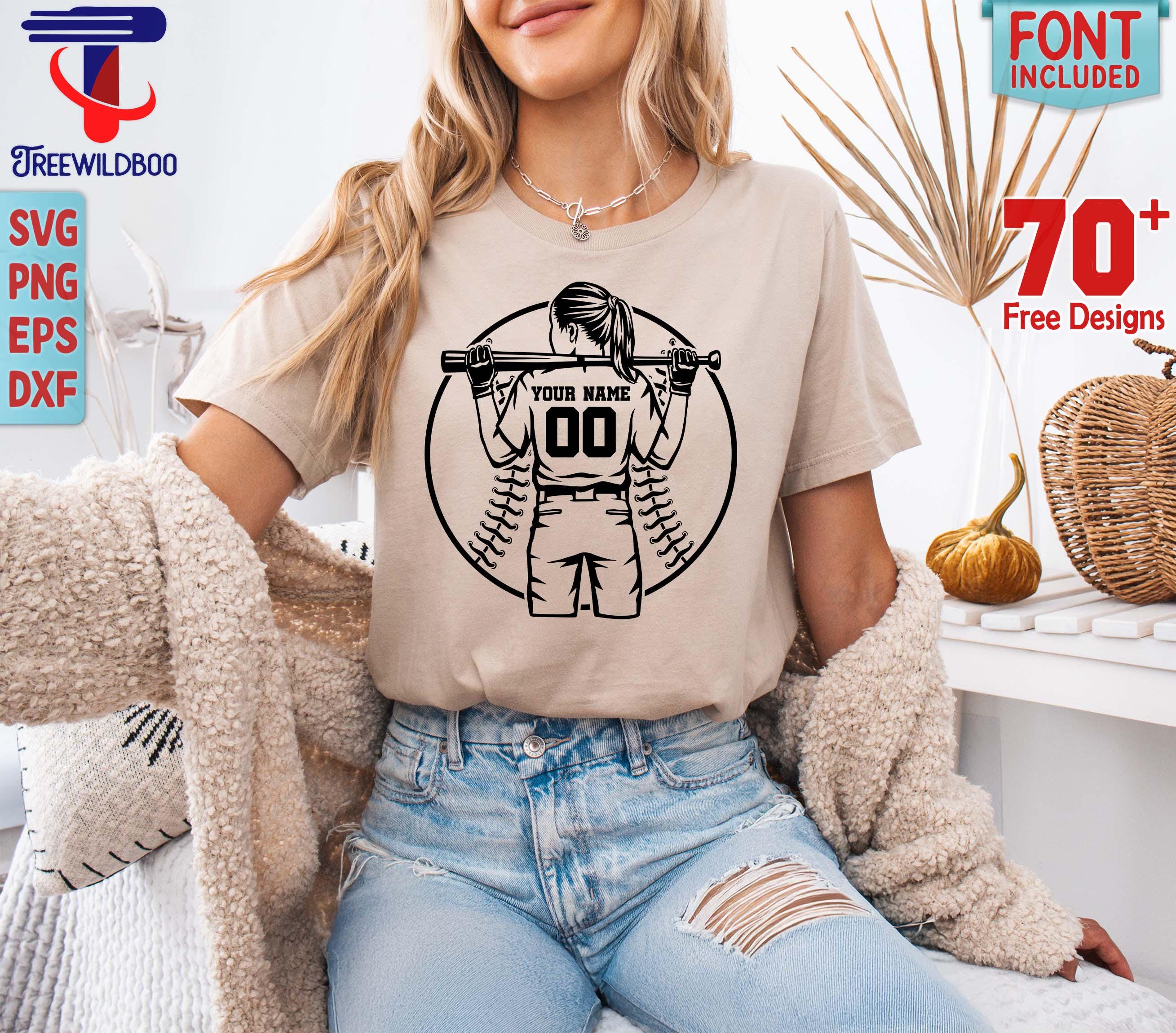 Girls Softball Svg Png, Softball Player Svg, Softball Mom Svg, Softball ...
