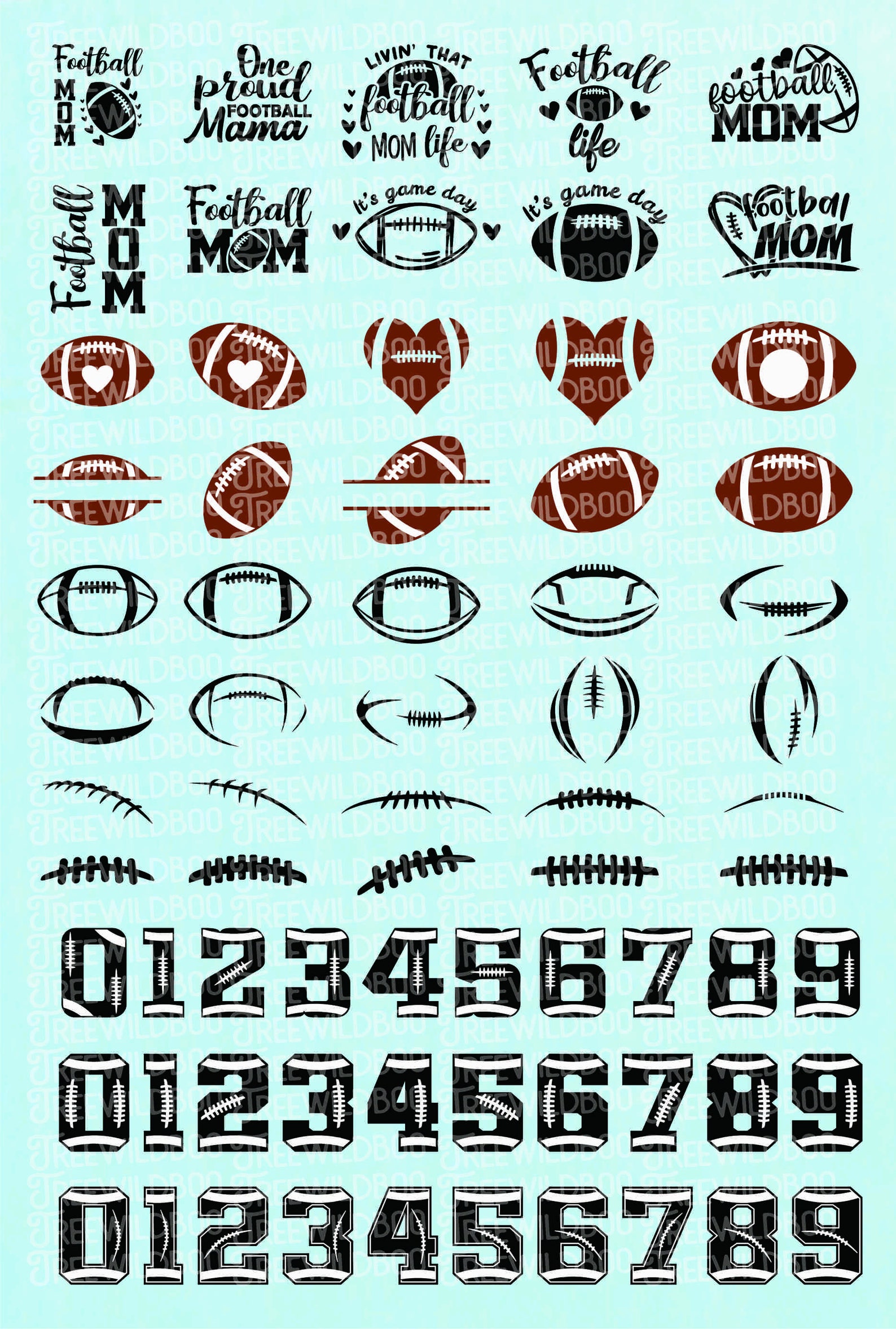 Layered Custom Football SVG, Football Player Svg, Football Shirt ...