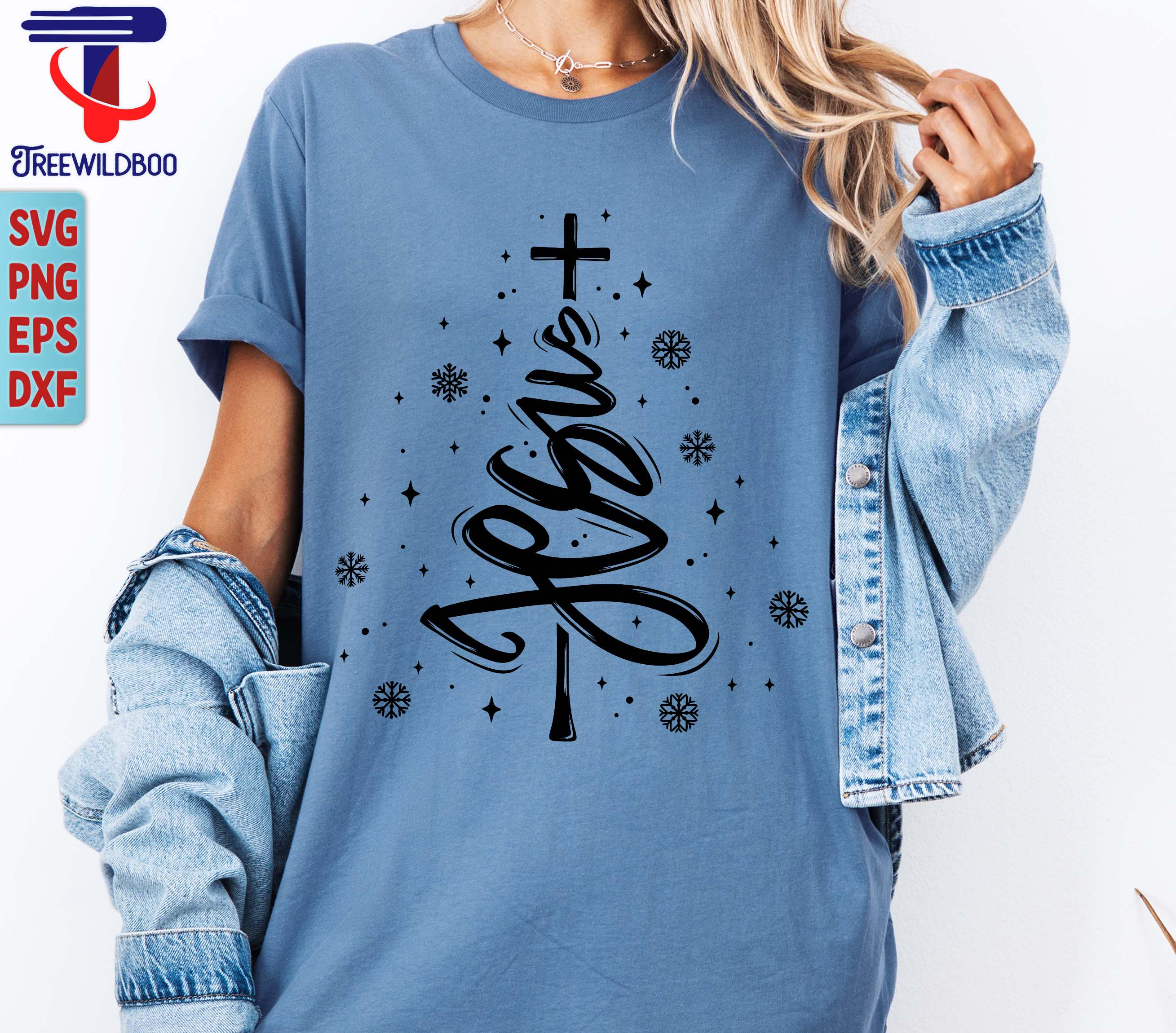 Jesus Christmas Tree Svg Png, Christian Christmas Svg, Faith Svg ...