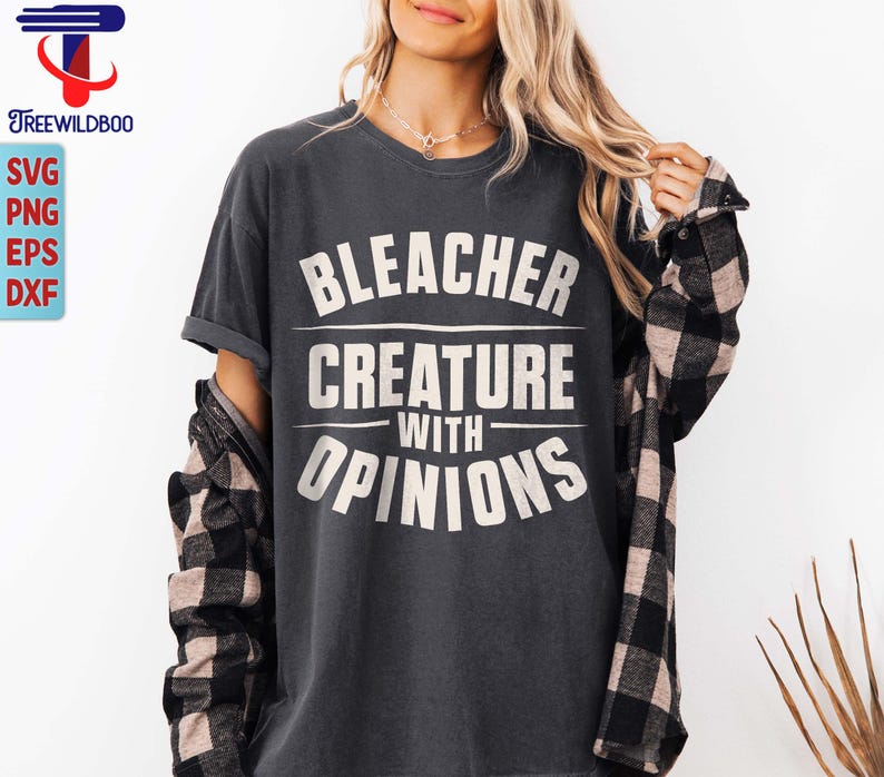 Bleacher Creature With Opinions Svg Png, Funny Sports Svg, Sports Mom ...