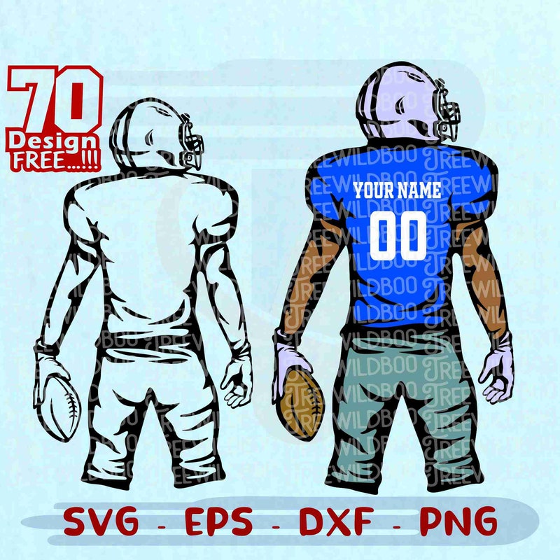 Custom Personalized Football Player Shirt - Etsy
