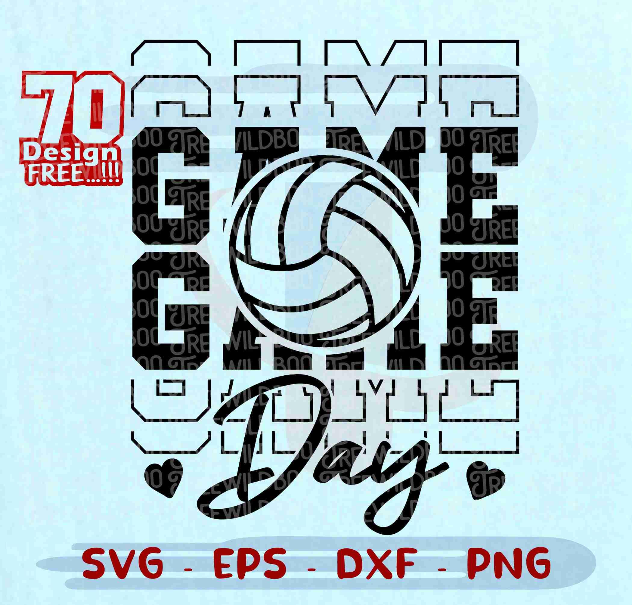 Game Day Volleyball SVG, Volleyball Life Svg, Game Day SVG, Volleyball ...
