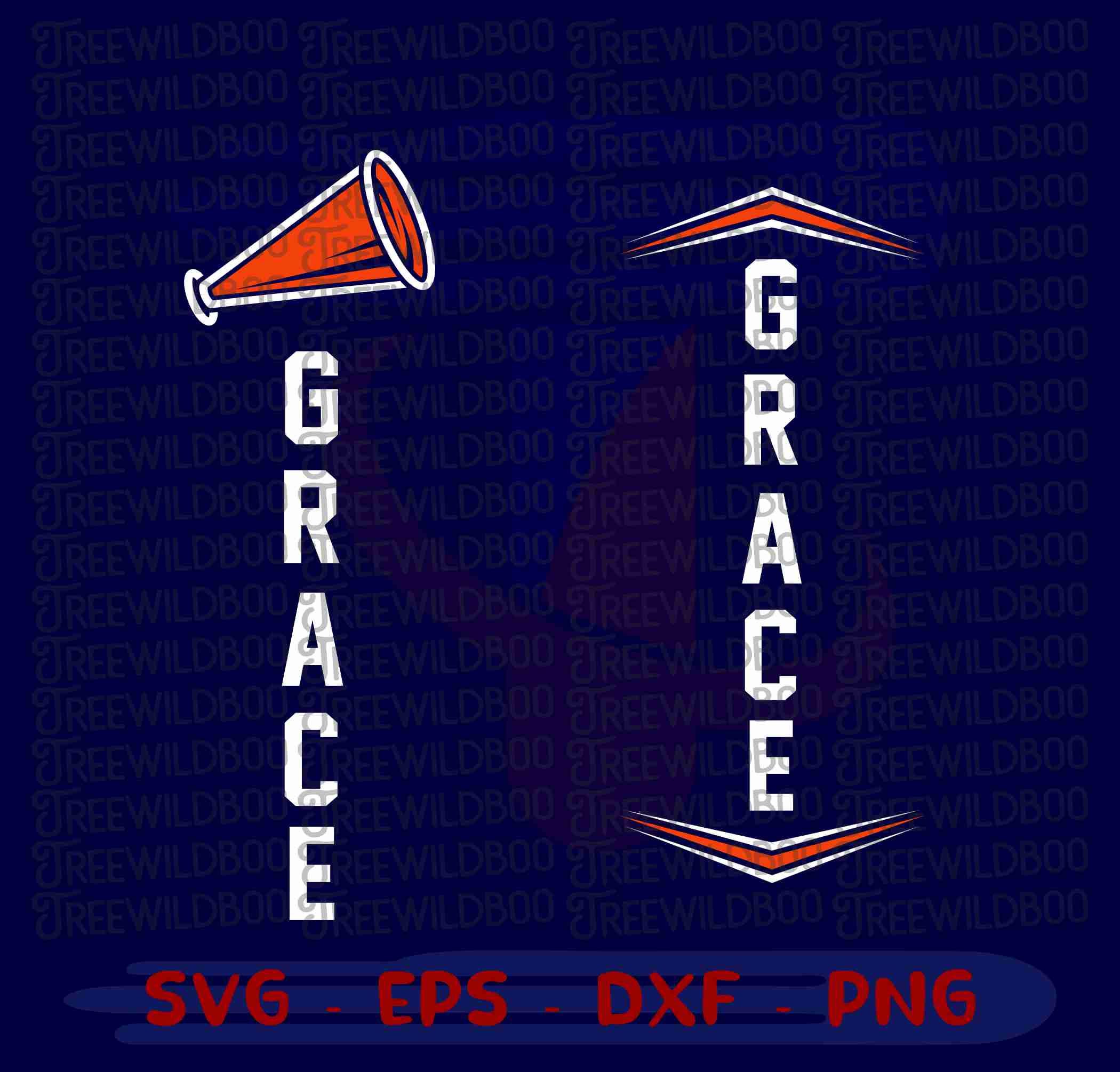 Cheer Team Template SVG, Bold Cheerleading Squad Design, Cheerleader ...