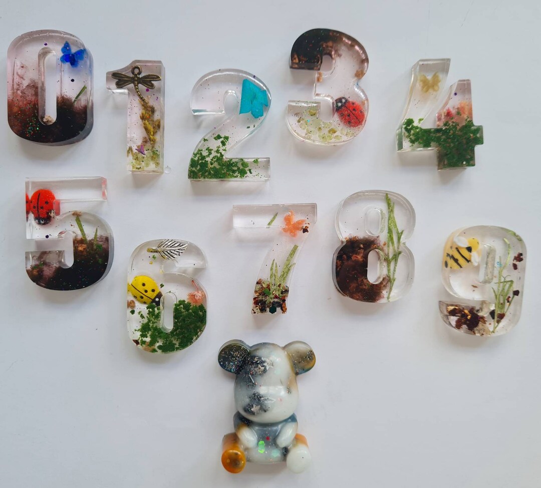 Mini Beast Numbers - Etsy