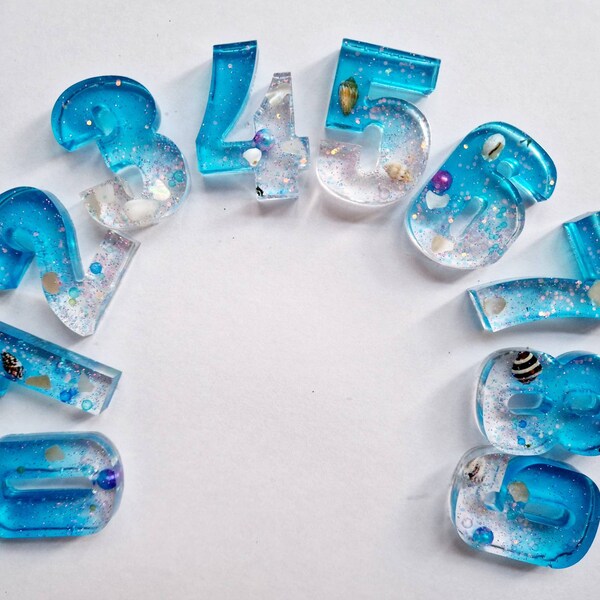 Resin Numbers - Etsy