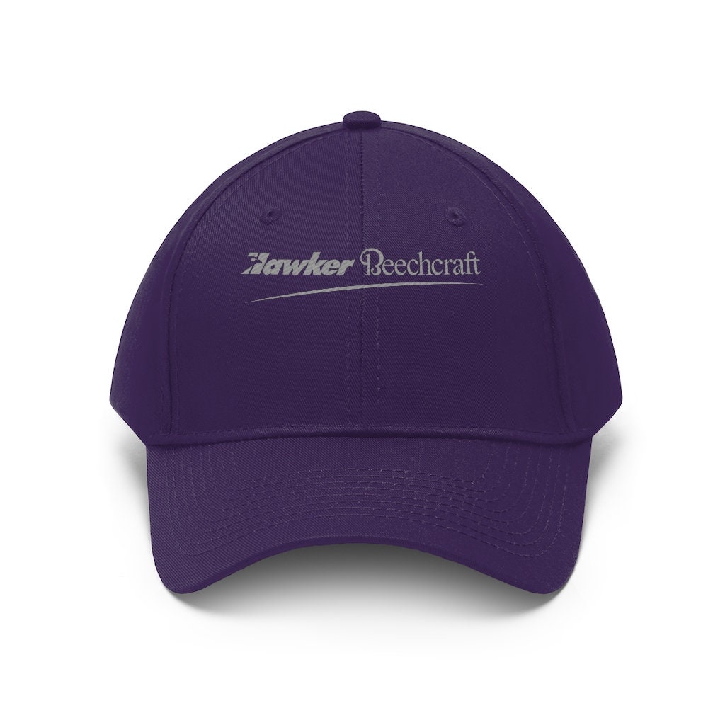 HAWKER BEECHCRAFT Cap , Unisex Twill Hat Embroidery sold by Tring Tee ...