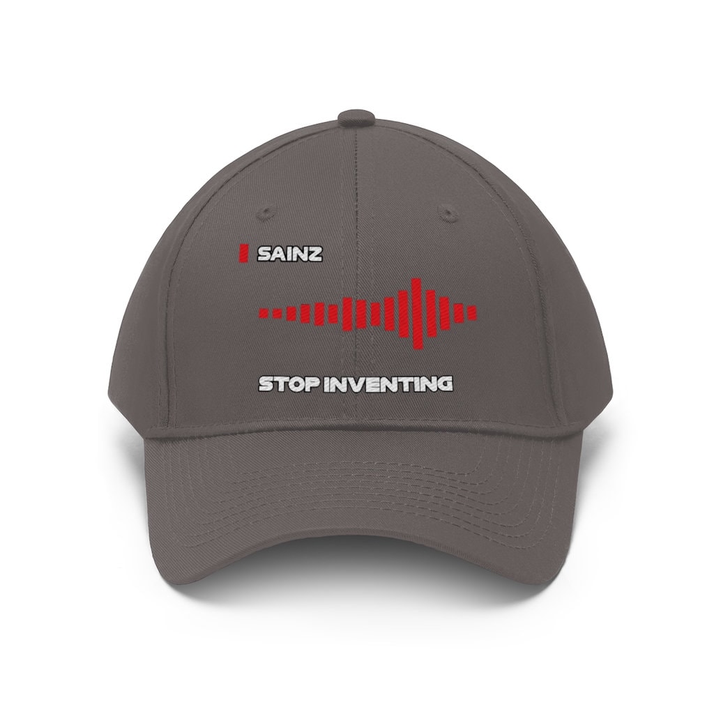 Stop inventing Carlos Sainz Cap , Unisex Twill Hat Embroidery sold by ...
