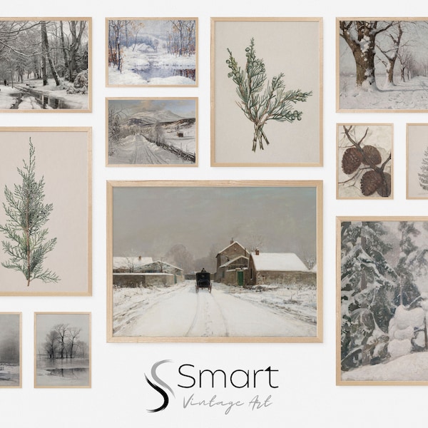 Winter Landscape Print - Etsy