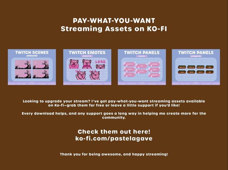 Animated Boho Twitch Scenes | Aesthetic Stream Screens | Minimalist ...