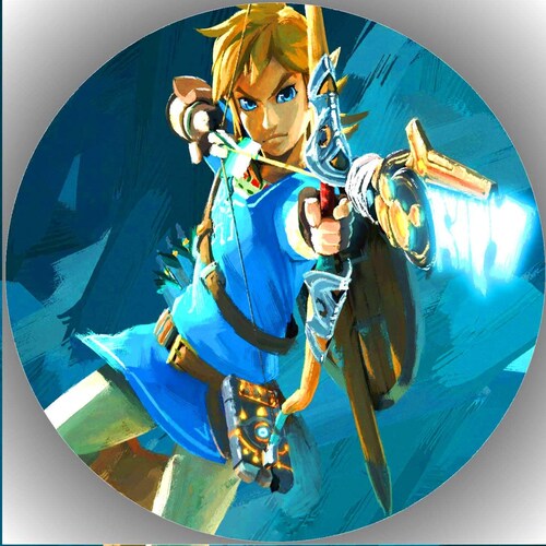 Legend of Zelda Edible Image Cake Topper 1/4 Sheet - Etsy