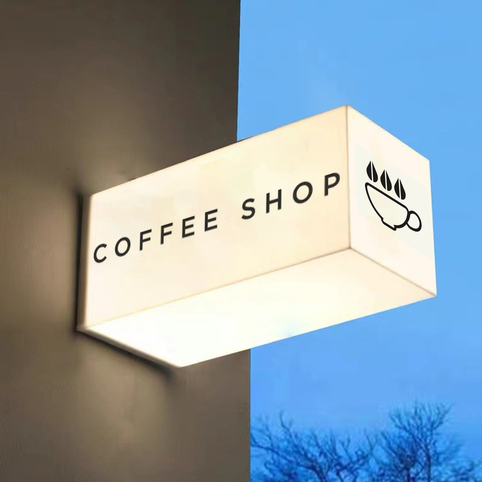 Custom Street Signage Light,led Acrylic Lighting Box,business Logo ...