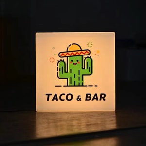 Custom Logo Light Box,acrylic Mini Light Box,front Lighting Letter ...