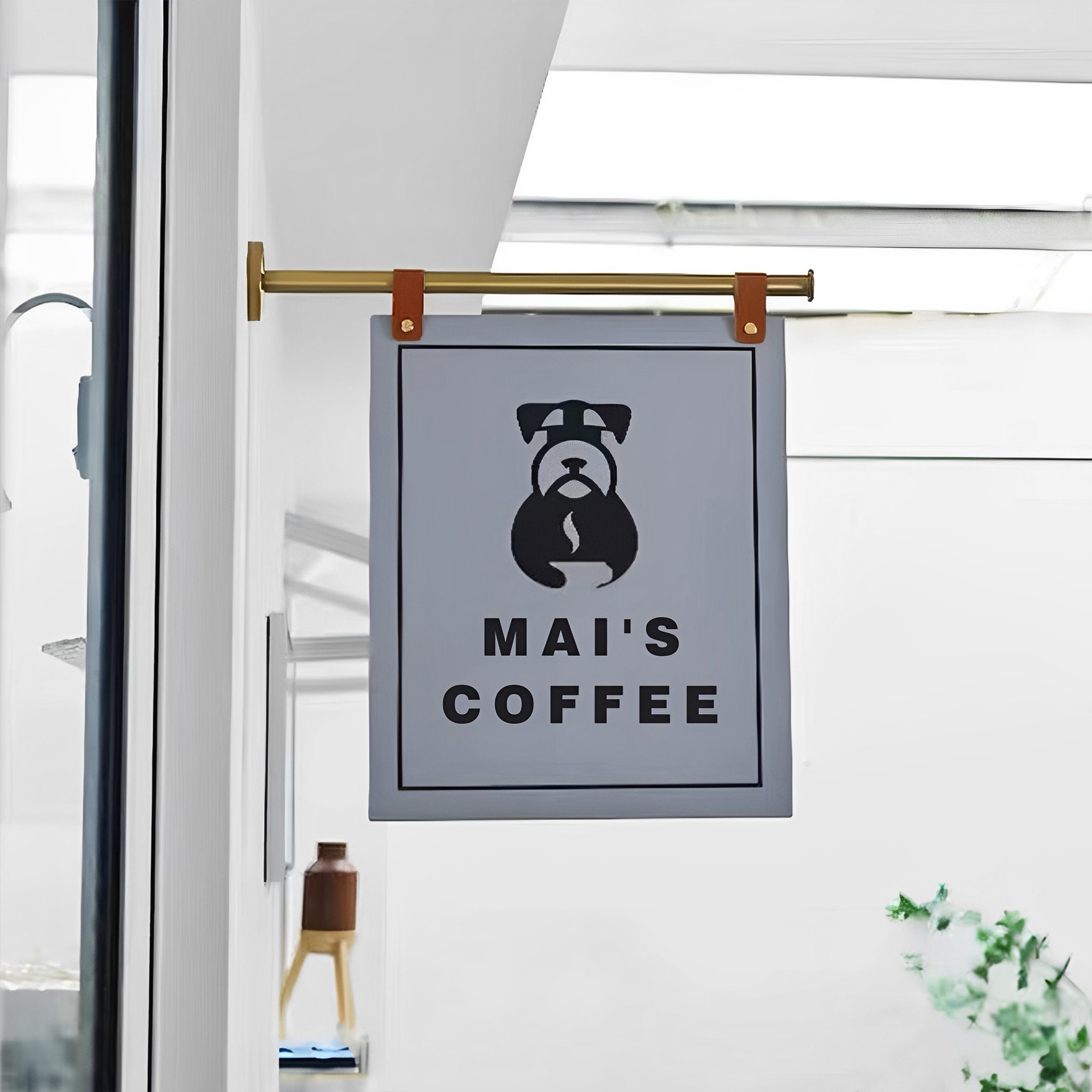 Advertising Metal Square Sign,hang Flag Style Advertising Both Sides ...