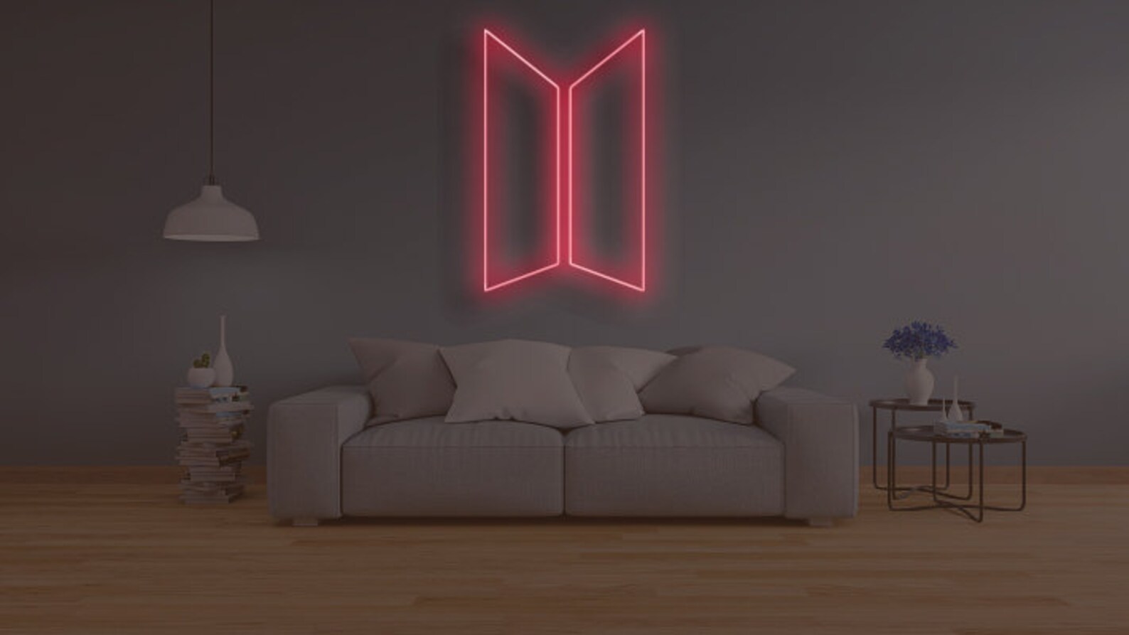 BTS Logo Neon Signilluminated Sign100% Handmade Neon - Etsy