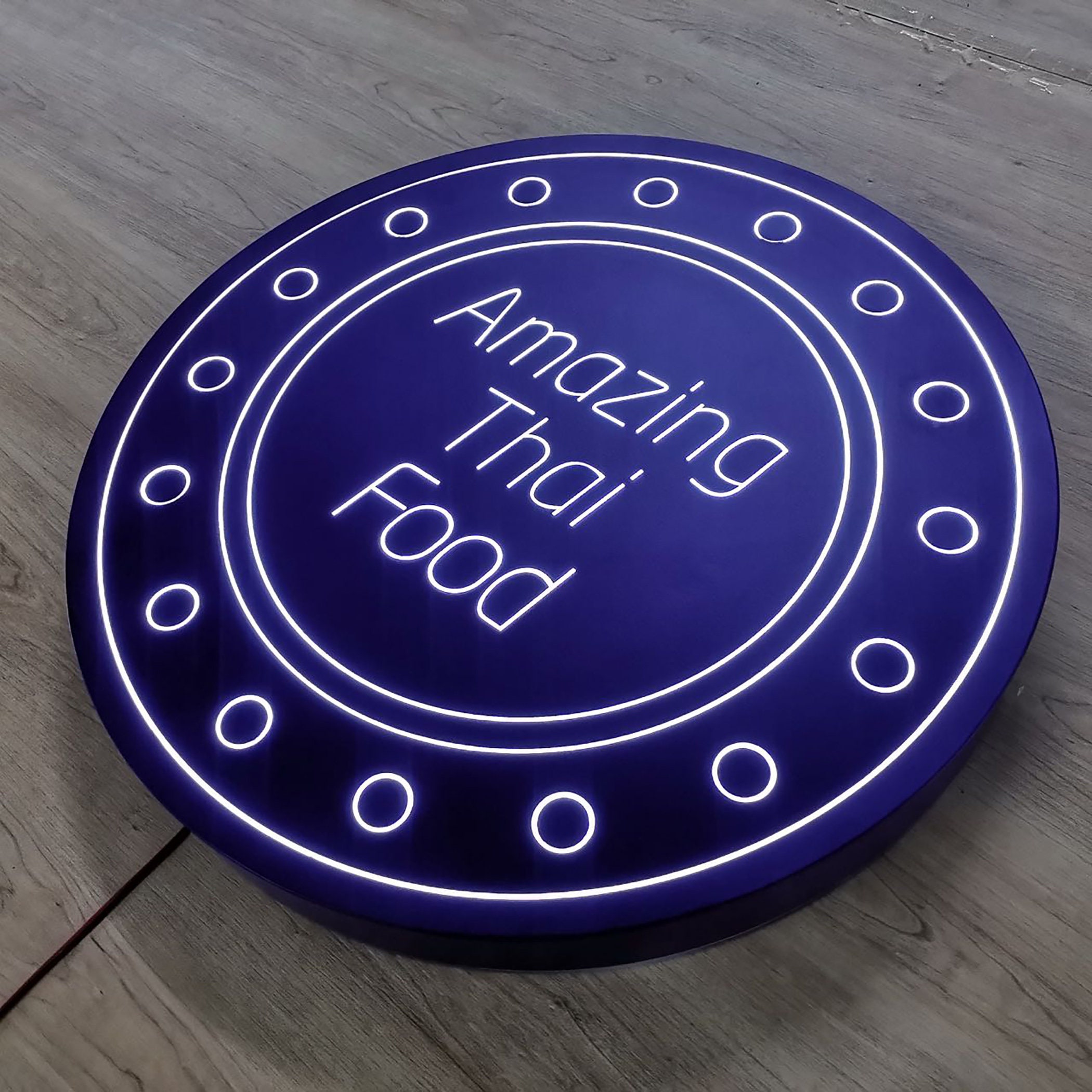 Illuminated Logo Sign,3d Design Personalized Signage, Metal Backlit ...